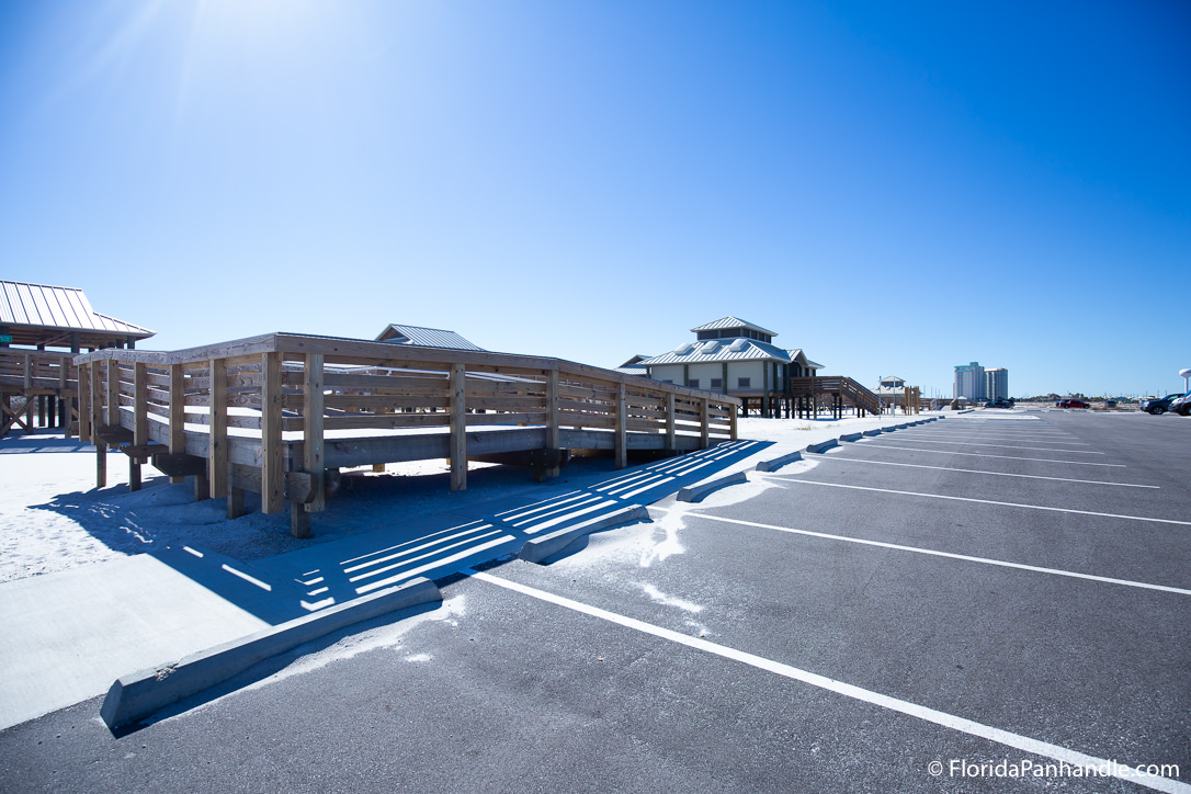Overview of Navarre Beach Marine Park on Santa Rosa Island