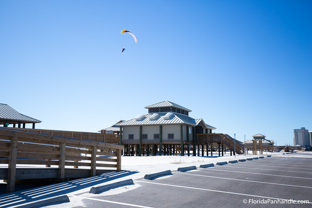 Overview of Navarre Beach Marine Park on Santa Rosa Island