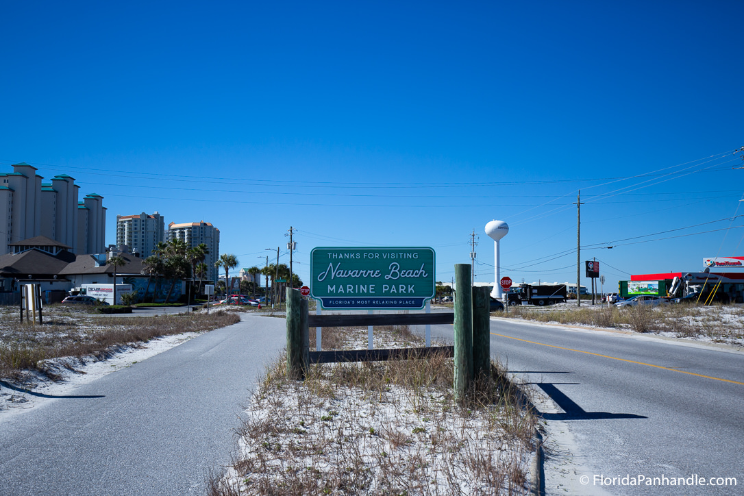 Overview of Navarre Beach Marine Park on Santa Rosa Island