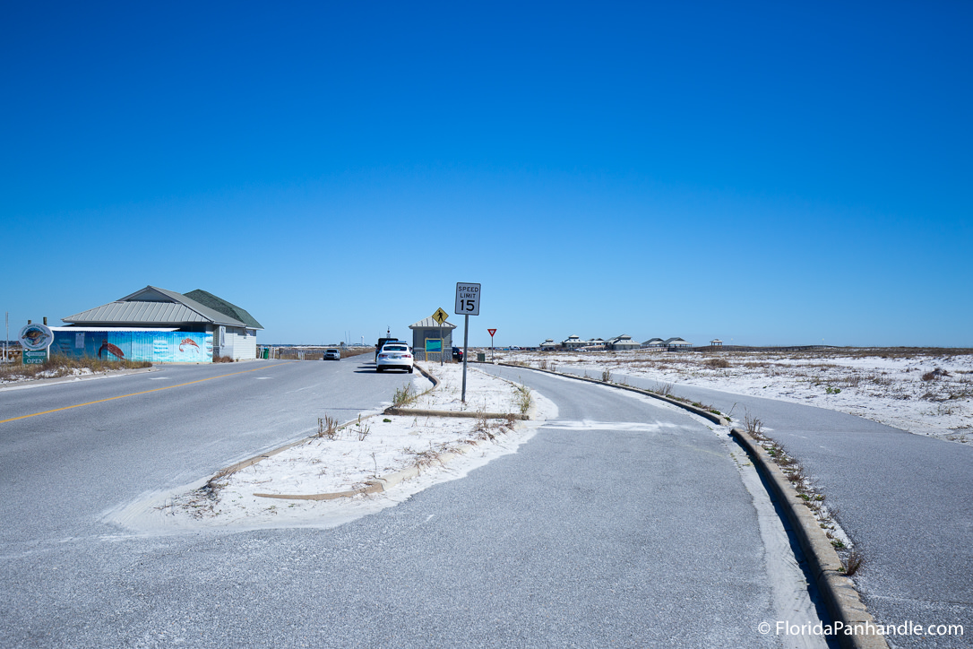 Overview of Navarre Beach Marine Park on Santa Rosa Island