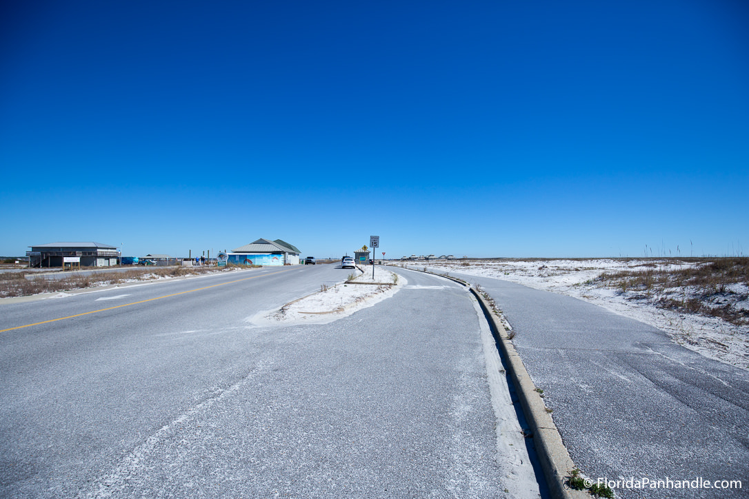 Overview of Navarre Beach Marine Park on Santa Rosa Island